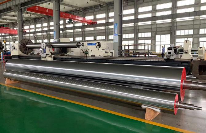 Suction roller:Paper Machine Roller:Jumbo Size Press Rolls for Paper ...