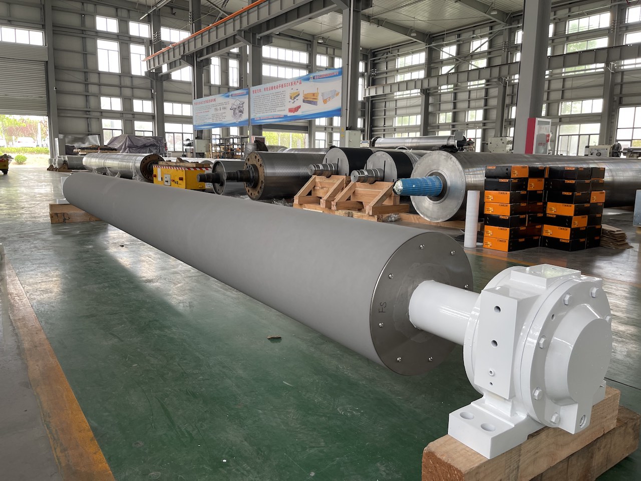 Ceramic Coating Roll Of Paper Machine China factory_China manufacture ...